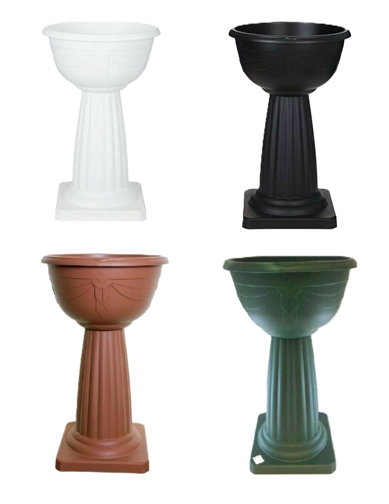 Round Planter Pot Venetian Design Jardiniere - HOMION