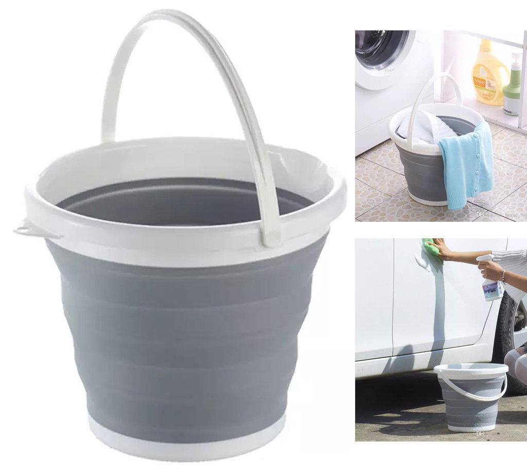 Collapsible Foldable Camping Caravan Wash Basin, Drainer, Bucket ...